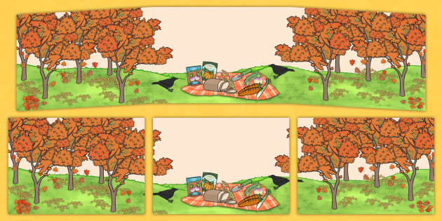 Autumn Small World Background