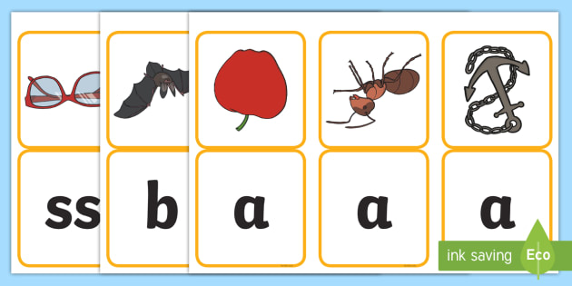Phase 2 Phoneme and Picture Foldable Flashcards - Phase 2 Phoneme And ...