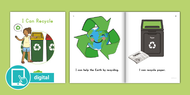 Emergent Reader eBook: Recycling Stories for Kids Online K-1