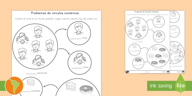 Ficha De Actividad Problemas De Vnculos Numricos