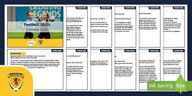 FREE! - Football Skills Challenge Cards (Teacher-Made)