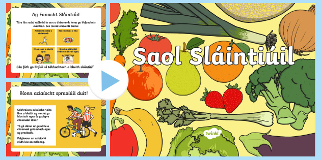 Healthy Eating and Living PowerPoint (teacher made)