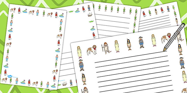 FREE! - Peter Pan Page Borders (Teacher-Made)