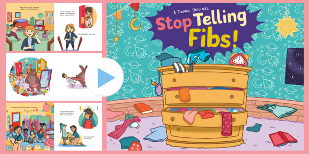 * NEW * Stop Telling Fibs! Story PowerPoint