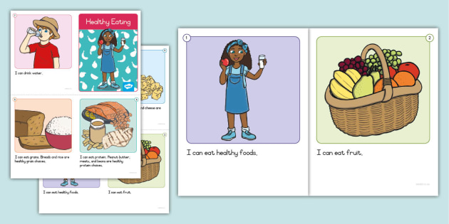 Healthy Food Emergent Reader (teacher made)