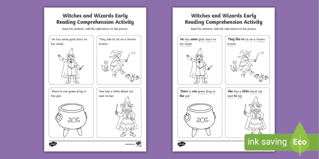 Witches and Wizards Phase 4 Early Reading Comprehension