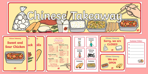 Chinese Restaurant Role Play Ideas and Resources Pack