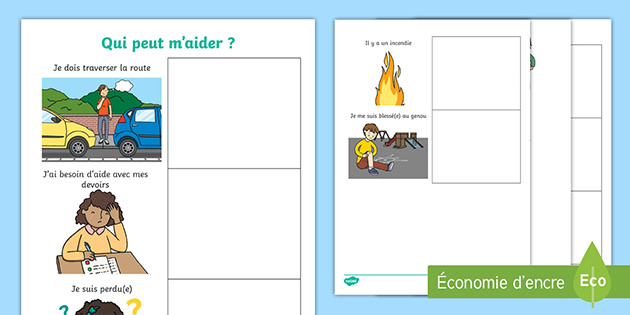 Activité de tri : qui peut m'aider ? (teacher made)