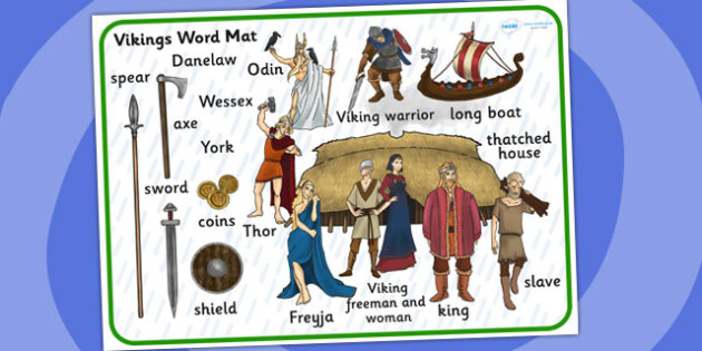 Viking Word Mat (teacher made)