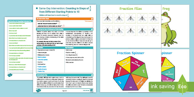 👉 Y2 Maths Intervention Plan: Counting in Steps of 1/2 up to10