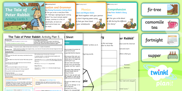 The Tale of Peter Rabbit Guided Reading 5 Y2 (teacher made)