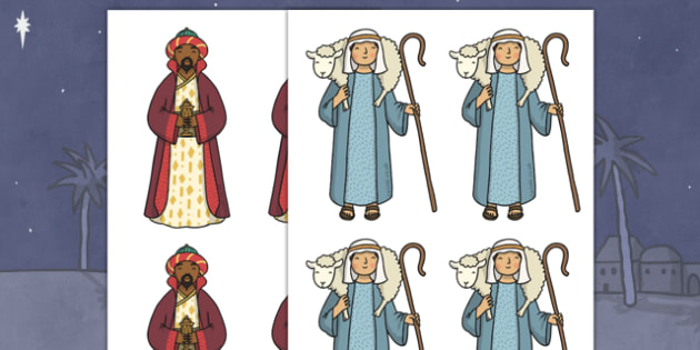 FREE! - Christmas Editable Nativity Images (teacher made)