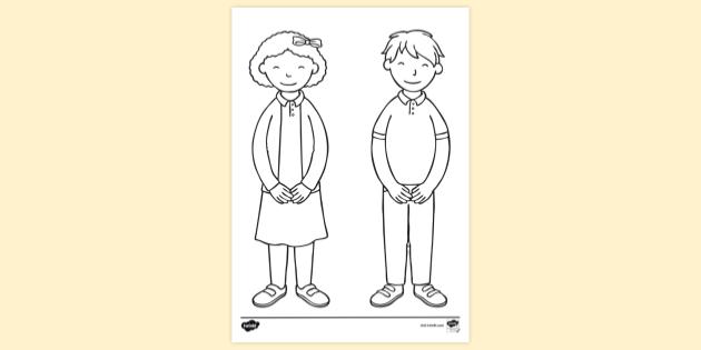 FREE! - Simple Children Colouring | Colouring Sheets