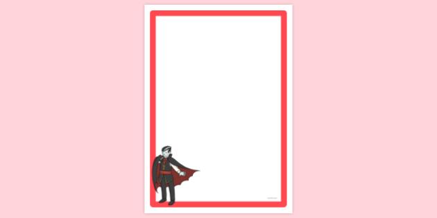 FREE! - Vampire Page Border | Page Borders | Twinkl