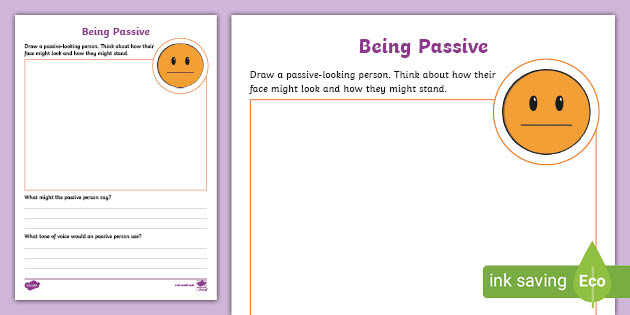 Passive Worksheet (teacher made)