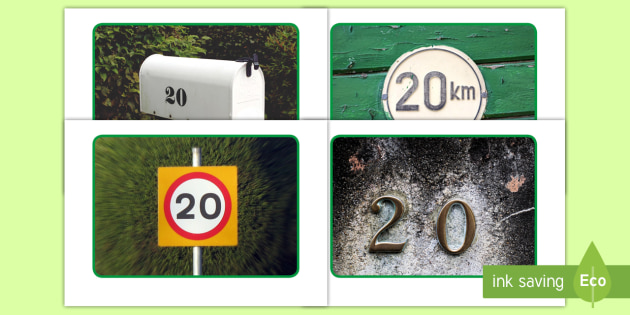 All About Number 20 Display Photo Pack (teacher made)