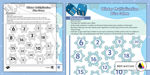 Multiplication Games Printable 3rd Grade 3rd Grade Multiplication