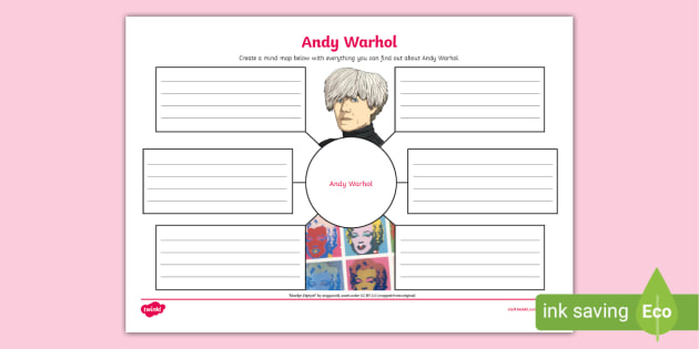 Andy Warhol Mind Map (teacher made)
