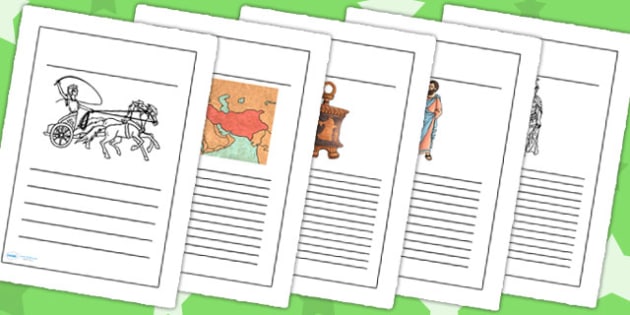 Ancient Greece Writing Frames (teacher made)