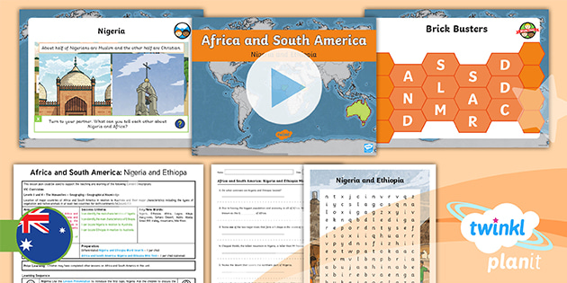 Year 4 HASS Geography Africa and South America Lesson 2
