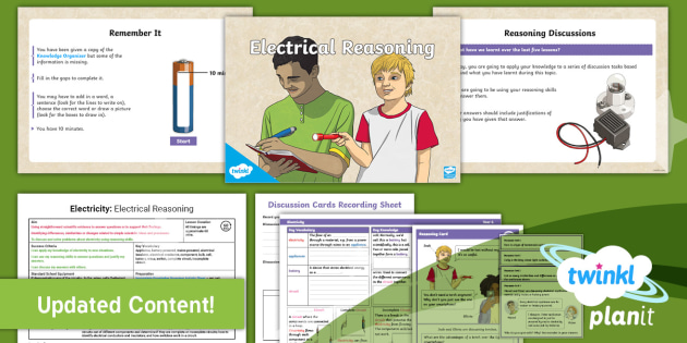 Science: Electricity: Electrical Reasoning Year 4 Lesson 6
