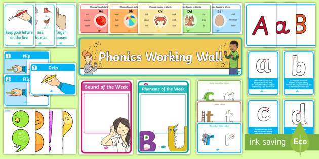 English Working Wall - Infants - Display Pack (teacher made)