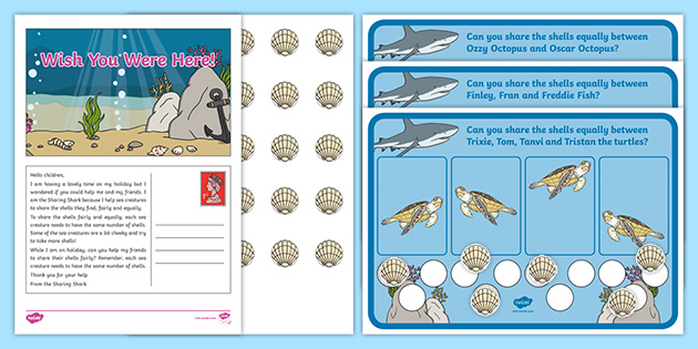 The Sharing Shark Resource Pack (teacher made)