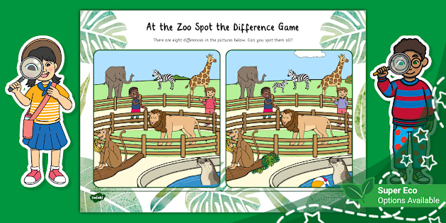 Animals Spot The Differencepreschool Learningkids Games