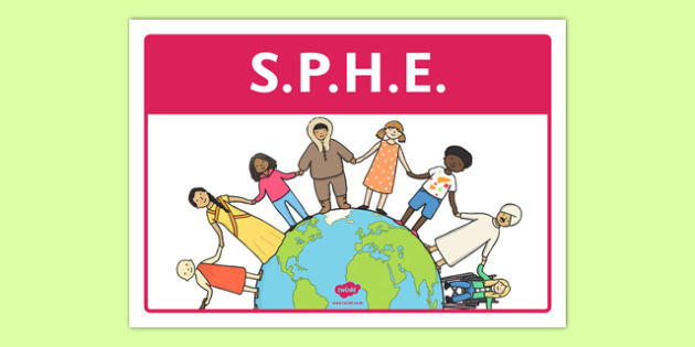 SPHE Classroom Area Sign