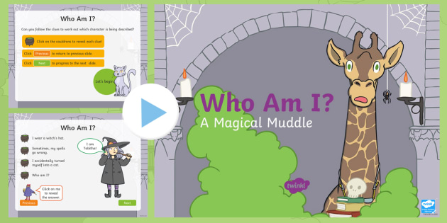A Magical Muddle: Who Am I? PowerPoint (teacher made)