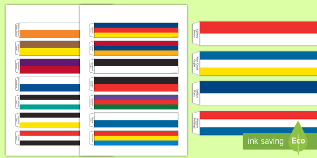 AFL Team Paper Chain - F-2, Australian Football League, Footy, Australia