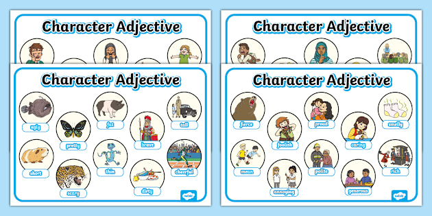 Character Adjective Resource Pack