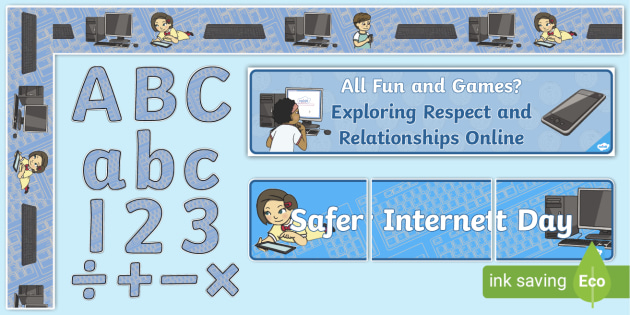 KS1 Safer Internet Day Display Pack (teacher made)