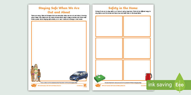 PSHE and Citizenship LKS2 Safety First Home Learning Tasks