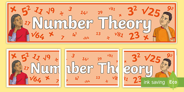 Number Theory Display Banner