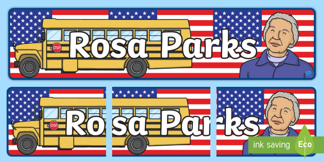 Rosa Parks Display Banner