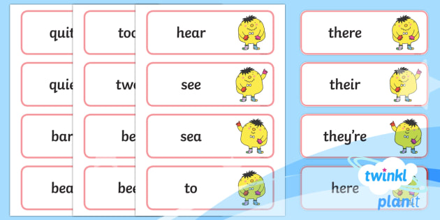 PlanIt English Year 2 Term 3B Spelling Word Cards