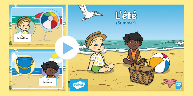 👉 French KS1 PowerPoint - Summer (teacher made)