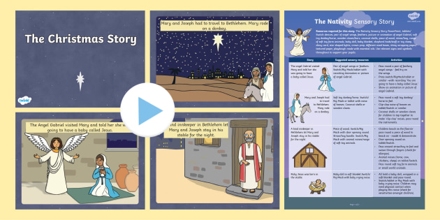The Nativity Sensory Story Pack