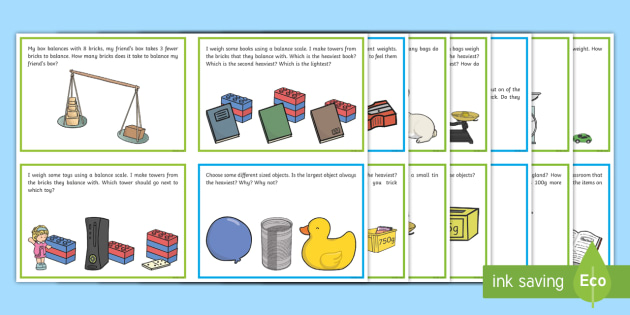 Stage 2 Mass Challenge Cards (teacher made)