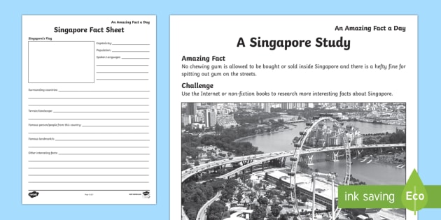 A Singapore Study Worksheet / Worksheet, worksheet