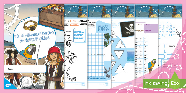 Pirate-Themed Maths Activity Booklet UKS2 (Ages 9 - 11)