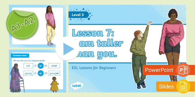 Comparatives PowerPoints | twinkl.com.au