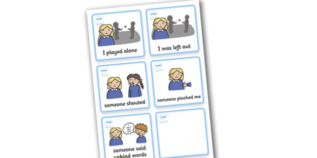 SEN Communication Cards Explanations (Girl)