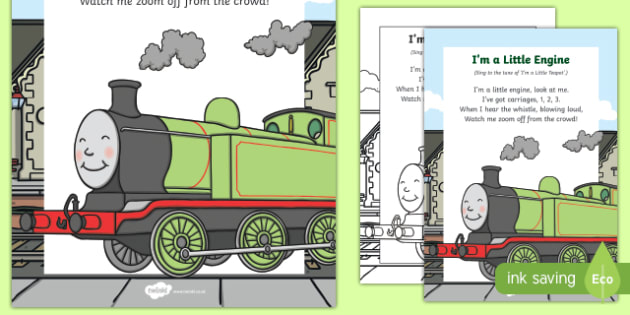 I'm a Little Engine Song (teacher made)