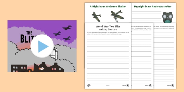 The Blitz Activity Pack - Anderson shelter, Morrison Shelter