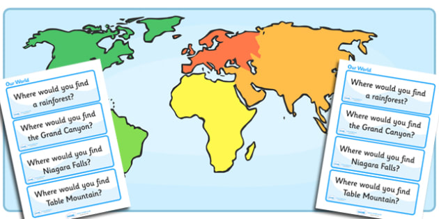 FREE! - Our World Poster (teacher made)