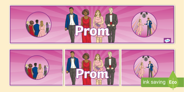 Prom Banner | Prom Party Decorations | Twinkl (teacher made)