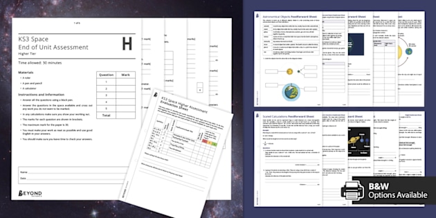 KS3 Science Assessments | twinkl.com.au