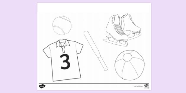 FREE! - Sports Colouring | Colouring Sheets (teacher made)